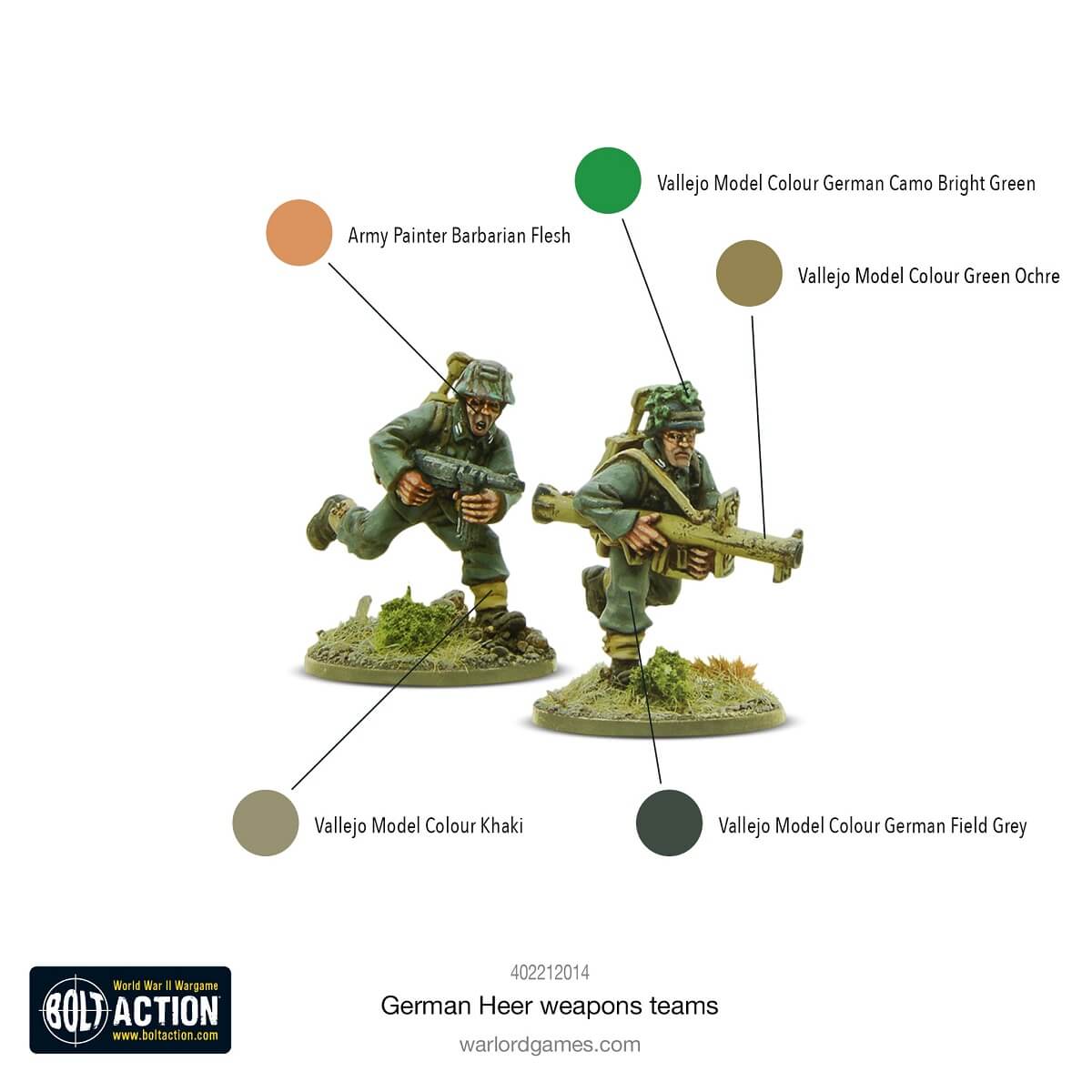 German Heer Weapons Teams Bolt Action