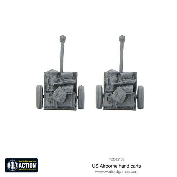 US Airborne hand carts Bolt Action