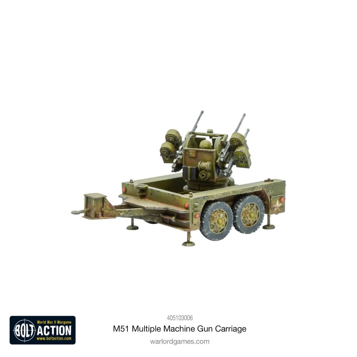 M51 Multiple Machine Gun Carriage Bolt Action
