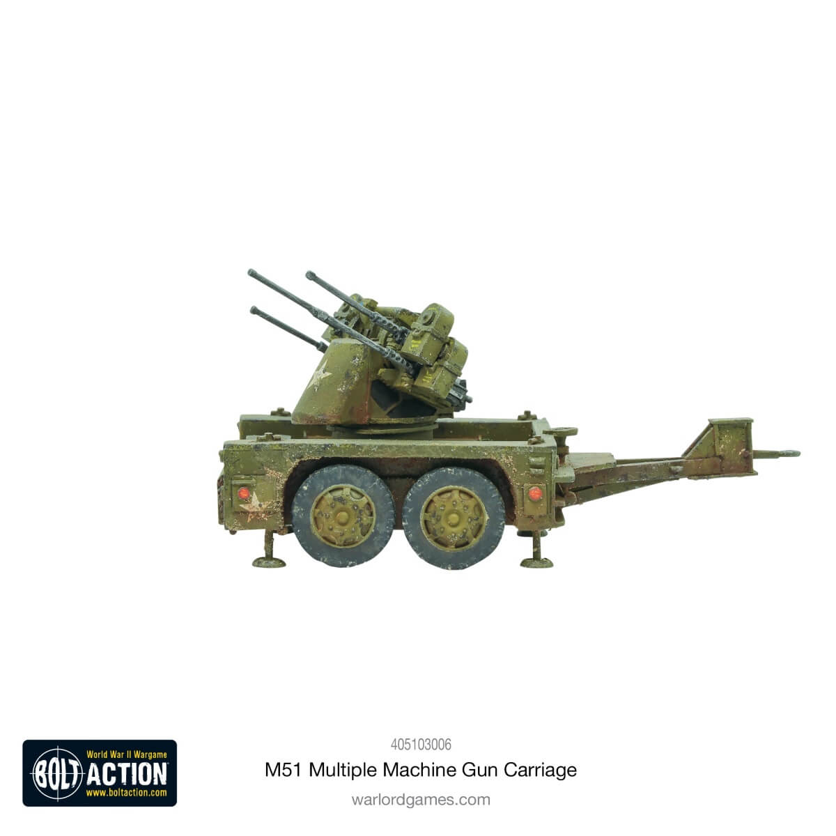 M51 Multiple Machine Gun Carriage Bolt Action