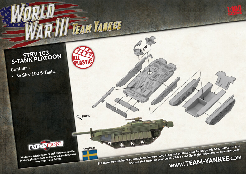 Strv 103 S-tank Platoon WWIII: Team Yankee