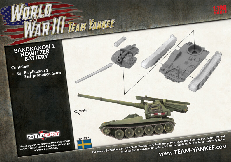 Bandkanon 1 Howitzer Battery WWIII: Team Yankee