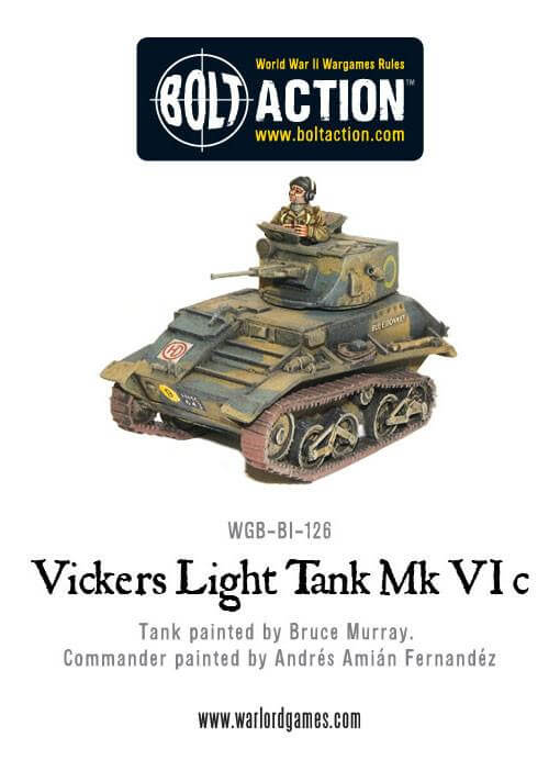 Vickers Light Tank Mk VIC Bolt Action