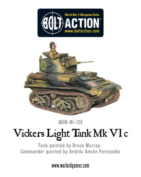 Vickers Light Tank Mk VIC Bolt Action