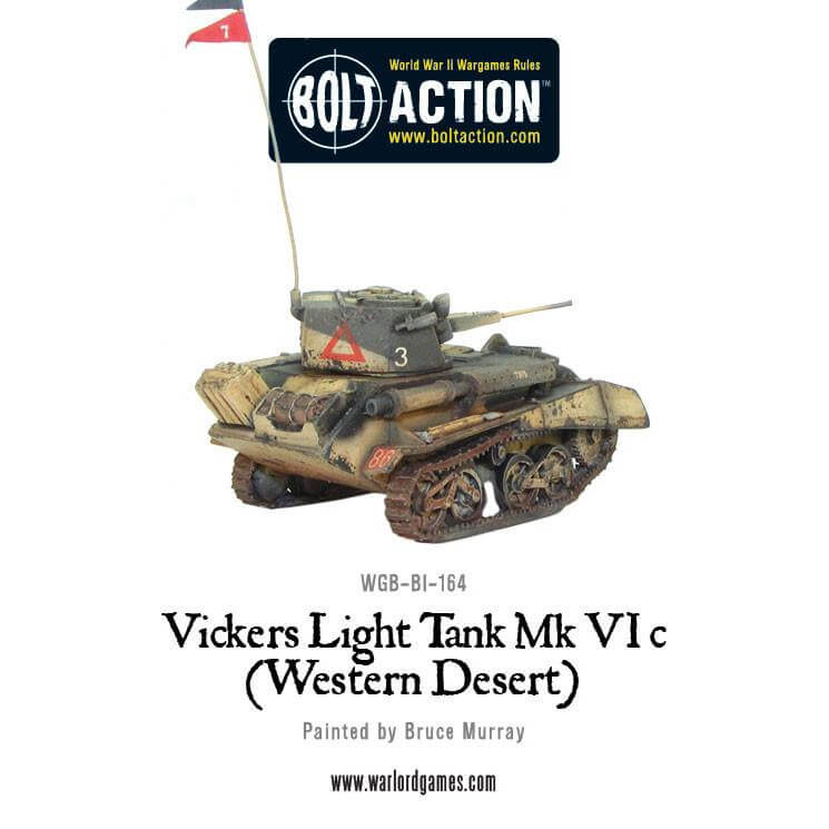 Vickers Light Tank Mk VIC (Western Desert) Bolt Action