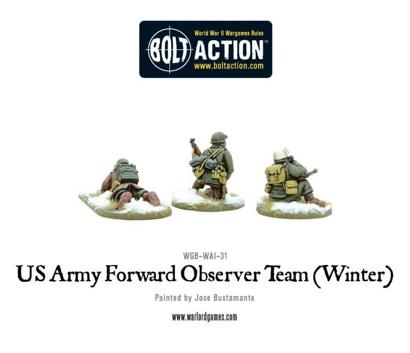 US Army Forward Observer team (Winter) Bolt Action